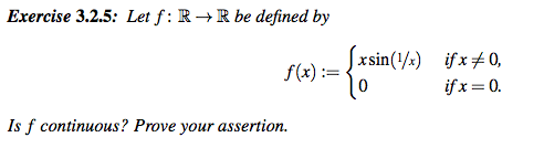 Solved Let f: R rightarrow R be defined by f(x): = | Chegg.com
