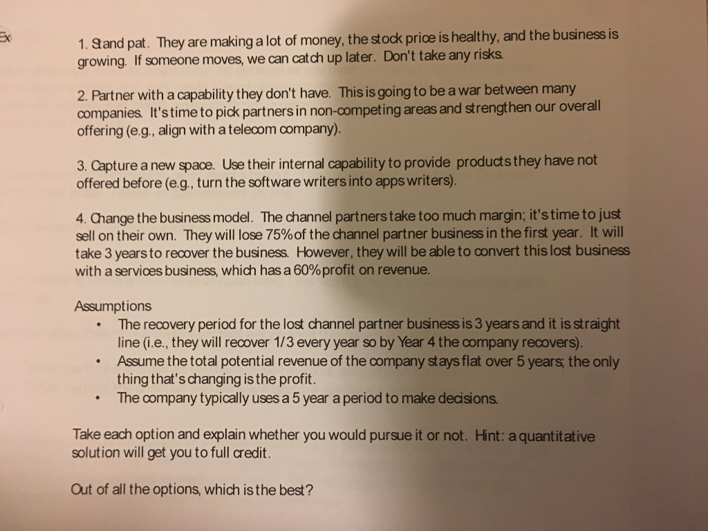 Solved I'm not really good with marketing and business. Can | Chegg.com
