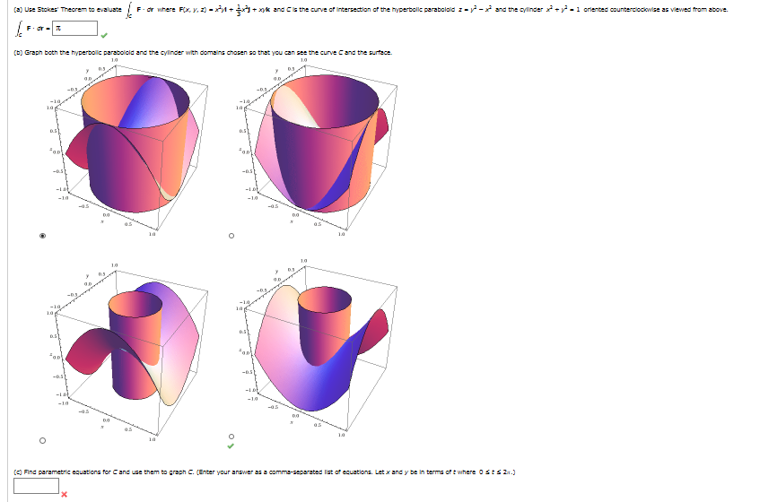Solved Use Stokes' Theorem to evaluate integral_C F middot | Chegg.com