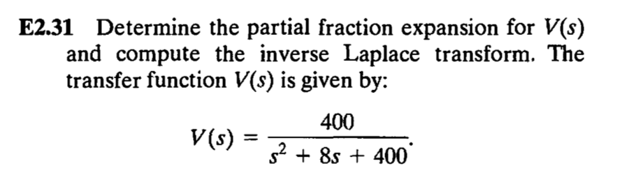 Solved E2.29 A system is shown in Fig. E2.29(a). (a) | Chegg.com