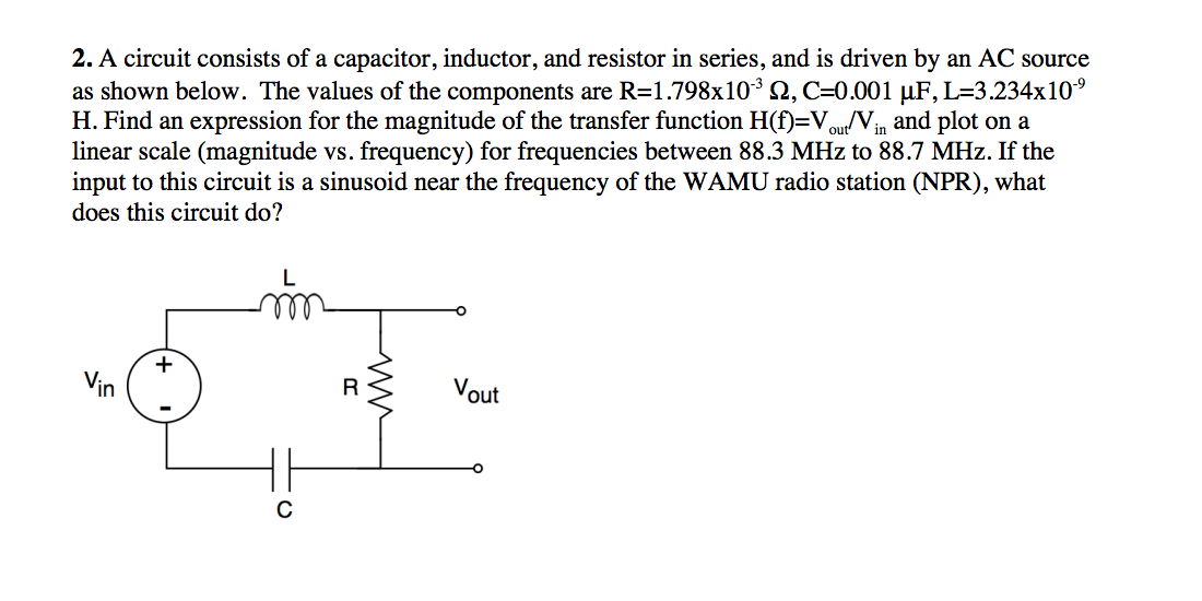 Solved 2) (text version) A circuit consists of a | Chegg.com