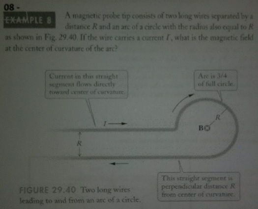 Solved A magnetic probe tip consists of two long wires | Chegg.com