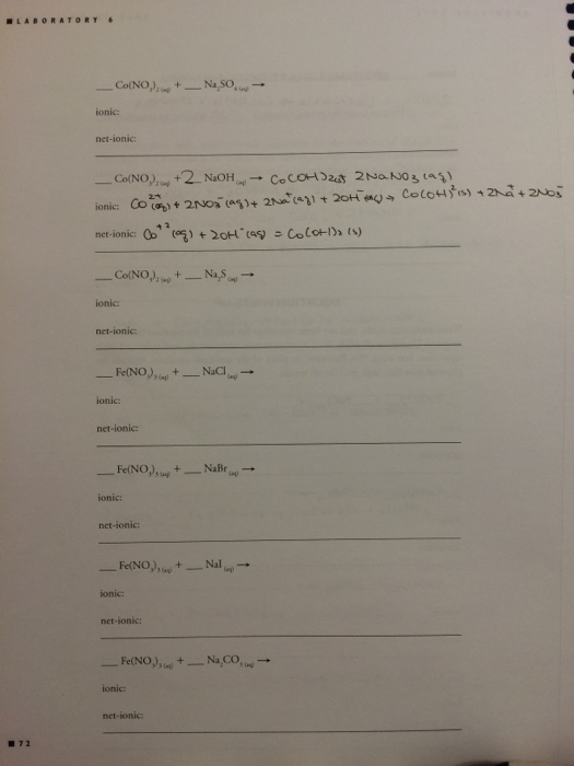 Solved Write molecular, ionic, and net-ionic equations for | Chegg.com