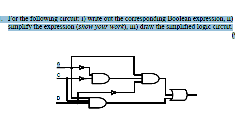Solved For the following circuit: i) write out the | Chegg.com
