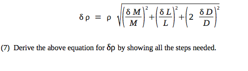 I am trying to find the relative uncertainty of | Chegg.com