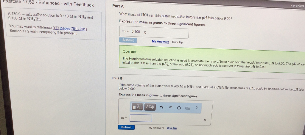 Solved A 130.0 - mL buffer solution is 0.110 M in NH_3 and | Chegg.com