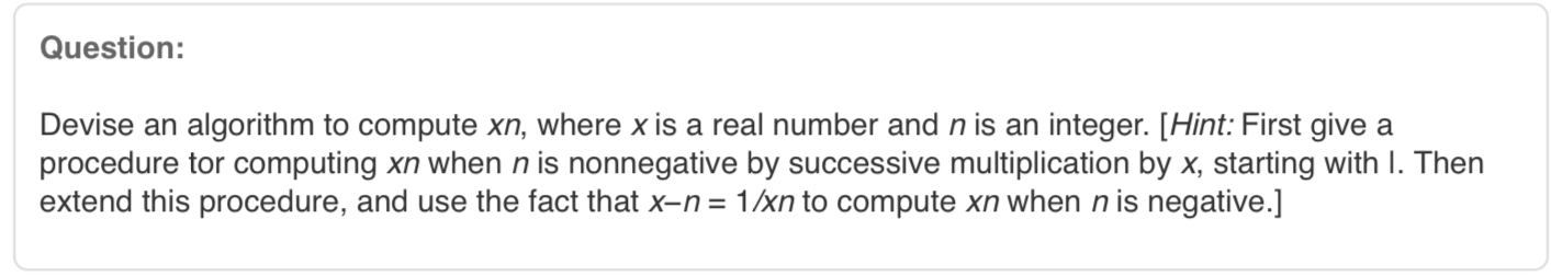 Solved Question Devise An Algorithm To Compute Xn Where X