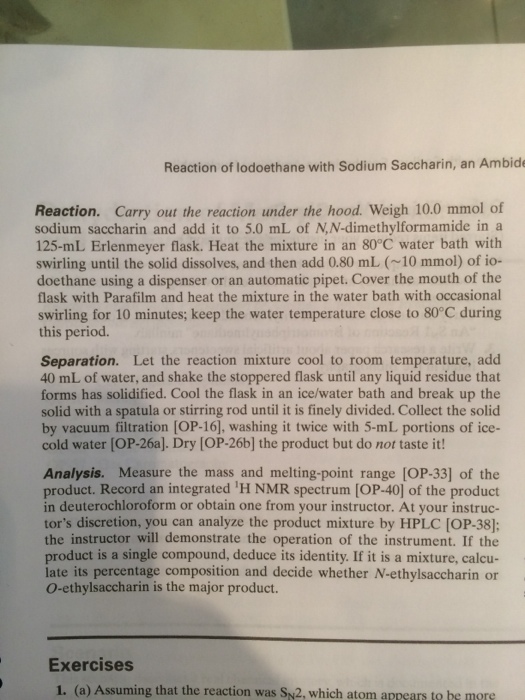 Solved describe and explain the possible effect on your | Chegg.com