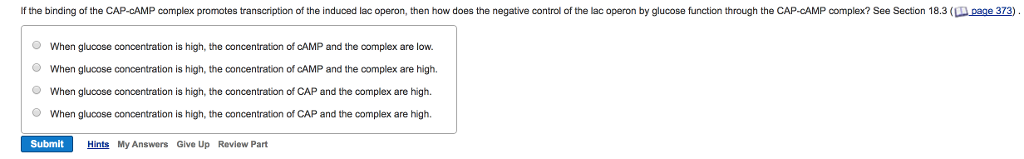 Solved If the binding of the CAP-CAMP complex promotes | Chegg.com