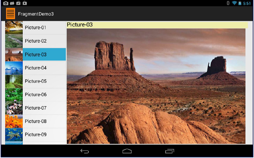 Solved Create an app that display images in thumbnail and | Chegg.com