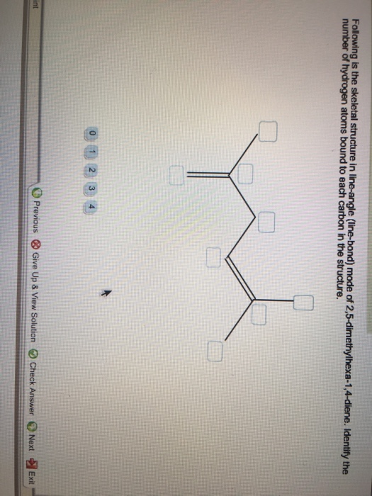Solved Following is the skeletal structure in line -angle | Chegg.com