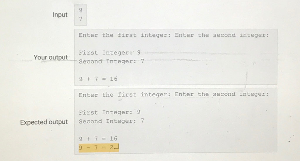 Solved I got this and i don't know what is wrong with my | Chegg.com