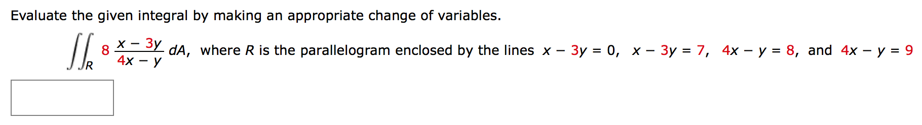 Solved Evaluate the given integral by making an appropriate | Chegg.com