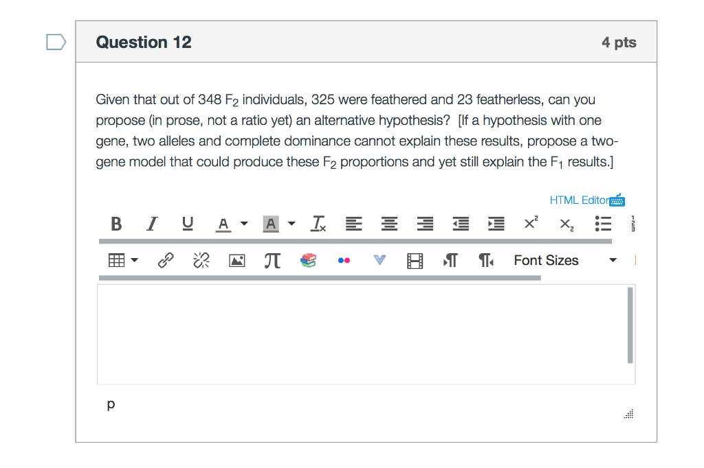 Solved What F2 phenotype does your new hypothesis | Chegg.com