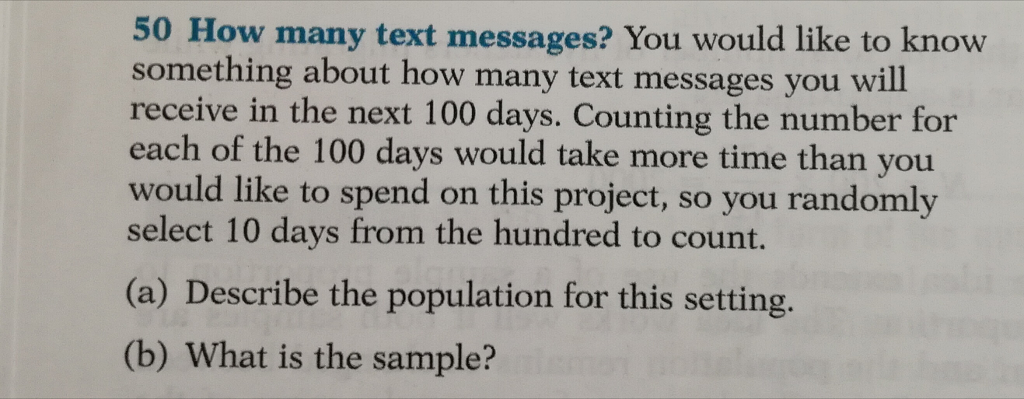 Solved 50 How many text messages? You would like to know | Chegg.com