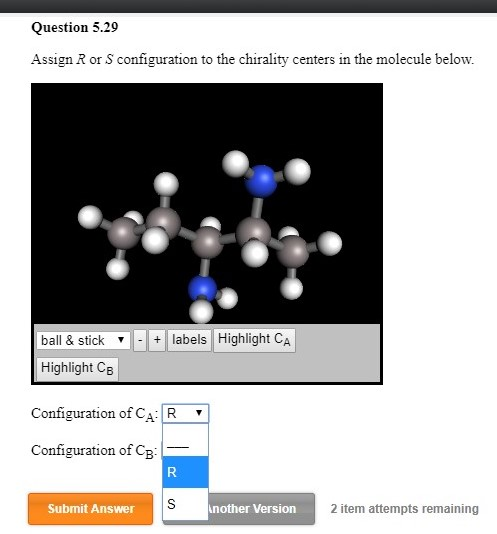 Solved Assign R or S configuration to the chirality centers | Chegg.com