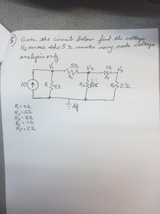 Solved Given the circuit below find the voltage v_12 across | Chegg.com