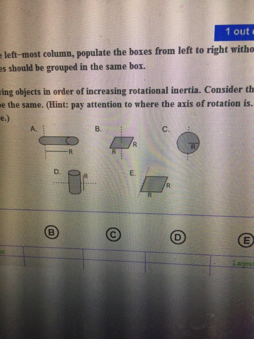 Solved Rank the following objects in order of increasing | Chegg.com