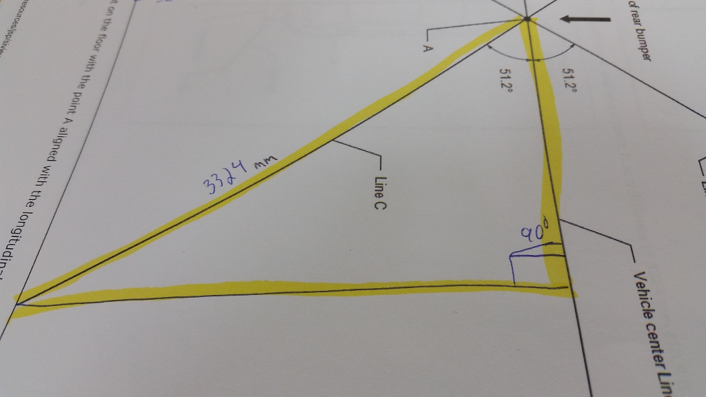 Solved How to find the base and lenght of the triangle given | Chegg.com