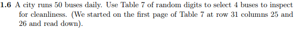EXAMPLE Selecting a sample by random digit dialing | Chegg.com