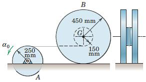 Solved The drum A is given a constant angular acceleration | Chegg.com