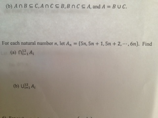 Solved A intersection B C, A intersection C B, B | Chegg.com