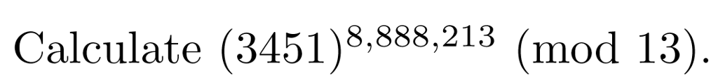 Solved Using Euler's theorem please calculate the following | Chegg.com