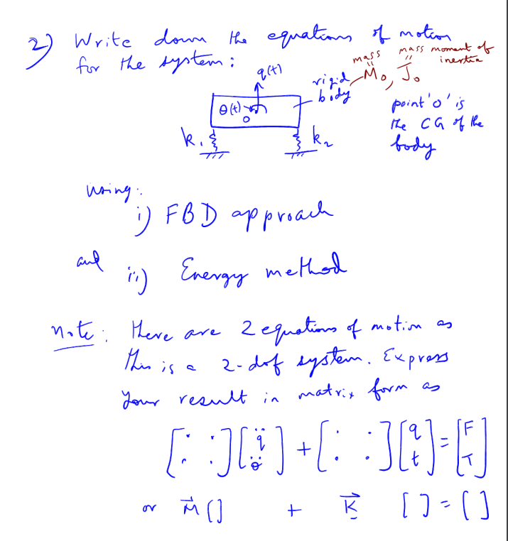 Solved Ignore Part Ii To Be Done Using Free Body