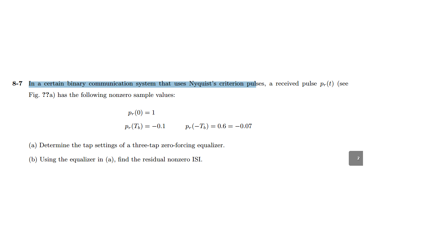 In a certain binary communication system that uses | Chegg.com