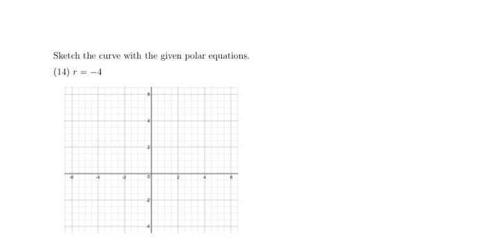 Solved Sketch the curve with the given polar equations. r = | Chegg.com