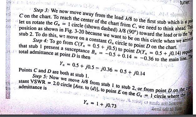 Problem 3-4-11. Double-stub matching. For the same | Chegg.com