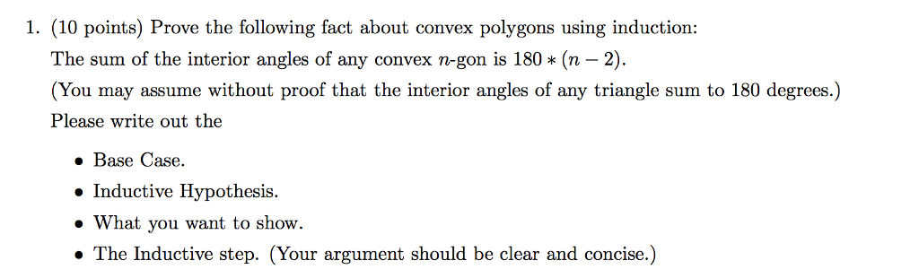 Solved 1. (10 points) Prove the following fact about convex | Chegg.com