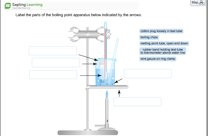 Solved: Label The Parts Of The Boiling Point Apparatus Bel... | Chegg.com