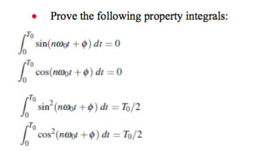 Solved Prove the following property integrals: integral | Chegg.com