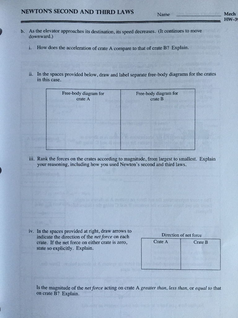 >> Title " Newton's Second and Third Laws
