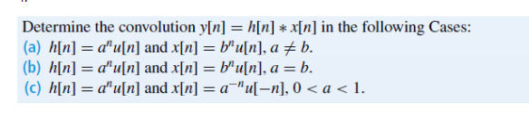 Solved Determine the convolution y[n] hn]xn] in the | Chegg.com