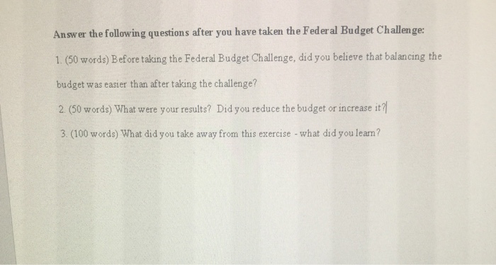 Solved Answer the following questions after you have taken | Chegg.com