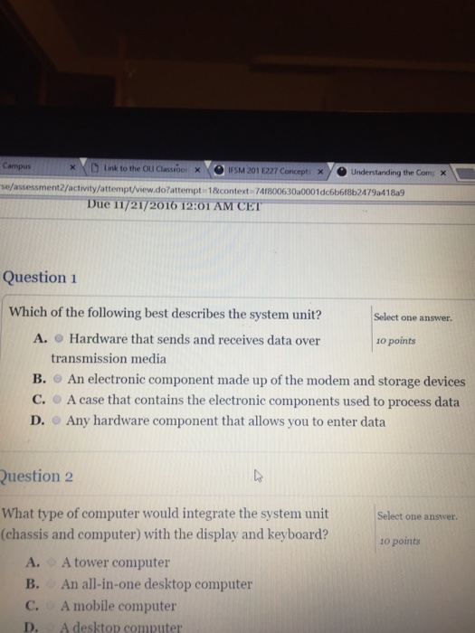 Solved Which of the following best describes the system | Chegg.com