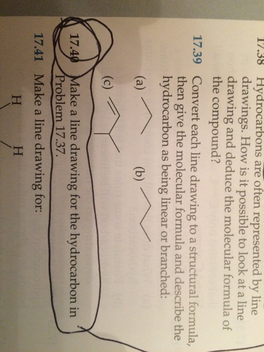 Solved Hydrocarbons are often represented by line drawings. | Chegg.com