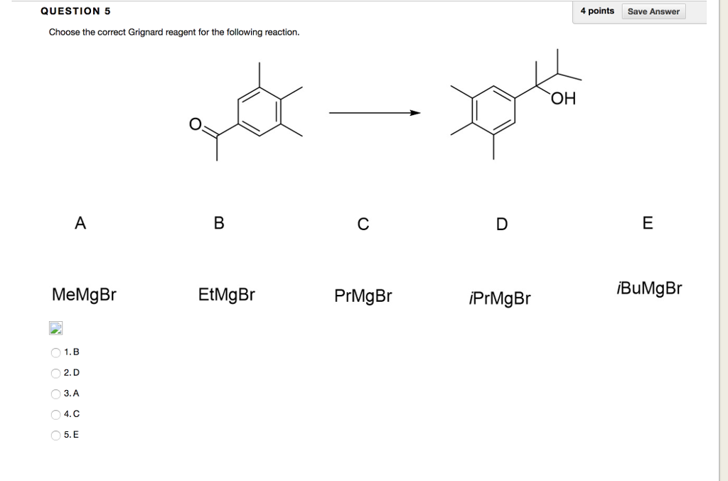 Solved QUESTION 5 4 points Save Answer Choose the correct | Chegg.com