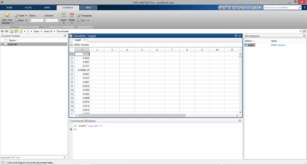 Solved Matlab Assignment. Hello, I need help with a | Chegg.com