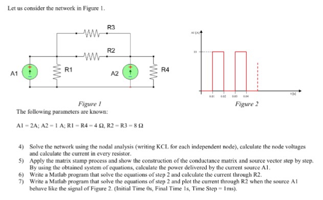 Solved Solve the network using the nodal analysis (writing | Chegg.com
