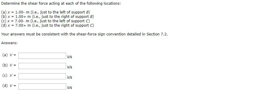 Solved Use discontinuity functions to develop the load | Chegg.com