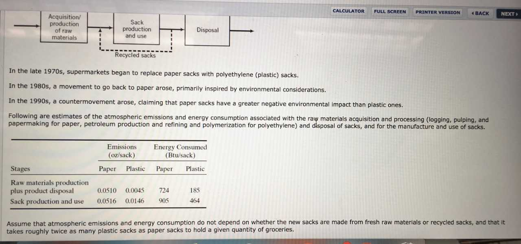Solved CALCULATOR FULL SCREEN PRINTER VERSION BACK NEXT | Chegg.com