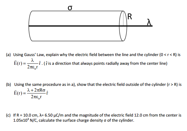 Solved: There Is An Infinite Line Of Charge With Linear Ch... | Chegg.com