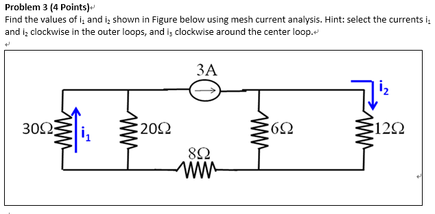 Solved Find the values of I_1 and I_2 shown in Figure below | Chegg.com