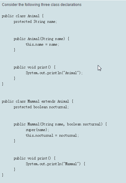 Solved Consider the following three class declarations | Chegg.com