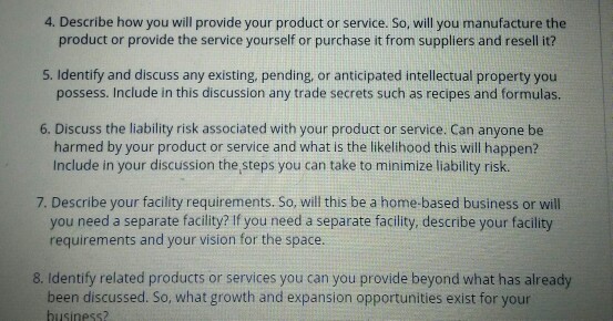 Solved Respond to each of the following writing prompts to | Chegg.com
