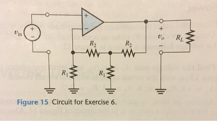 Solved A) derive an expression for the voltage gain Vo/Vin | Chegg.com