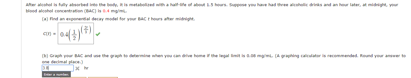 Solved After alcohol is fully absorbed into the body, it is | Chegg.com